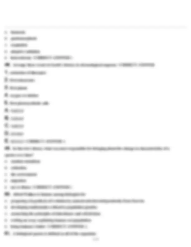 TAMU BIO 112 Final Exam Review – Texas A&M Biology 112 Study Guide with ...