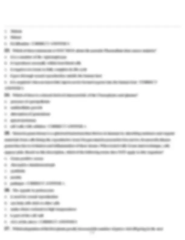 TAMU BIO 112 Final Exam Review – Texas A&M Biology 112 Study Guide with ...