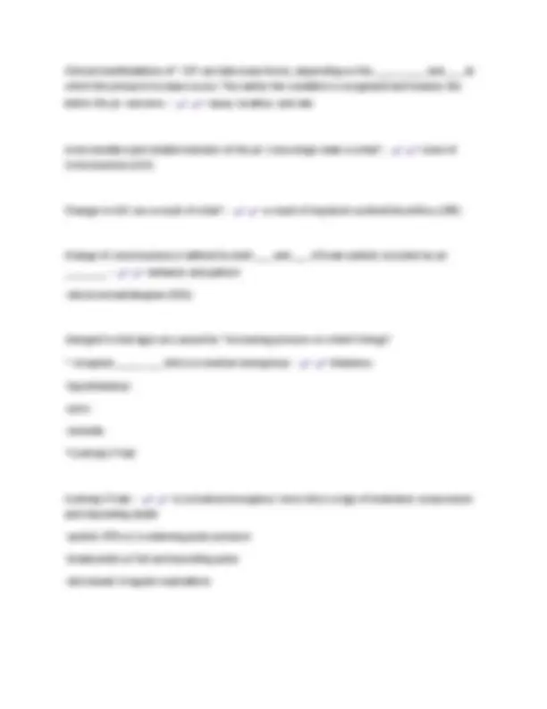 NUR 2520 (Med surg 2) Lewis Med/Surg Ch 57 Acute Intracranial problems ...