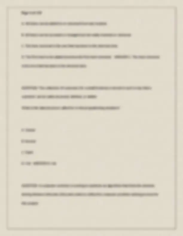 WGU D684 INTRODUCTION TO COMPUTER SCIENCE OA EXAM A&B 2026-2027 ...