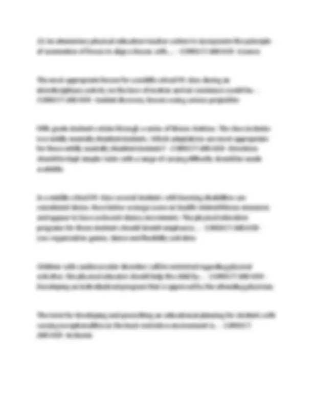 FTCE Physical Education Exam Questions and Solutions 2026 | Exams ...