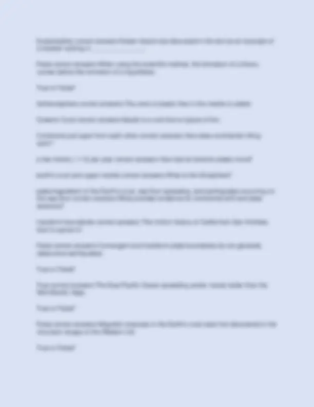 ENVIRONMENTAL GEOLOGY STUDY GUIDE EXAM WITH 100% CORRECT ANSWERS 2025/ ...