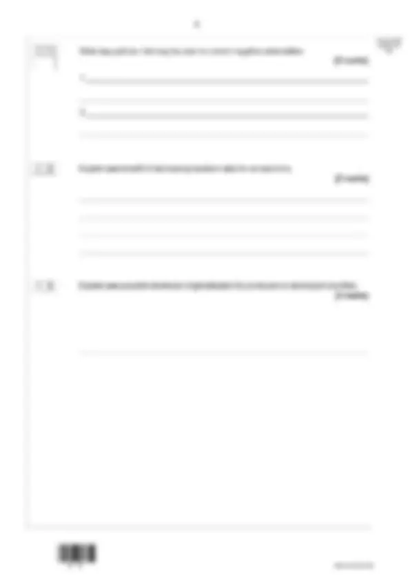 AQA GCSE ECONOMICS Paper 2 How the Economy Works UPDATED ACTUAL ...