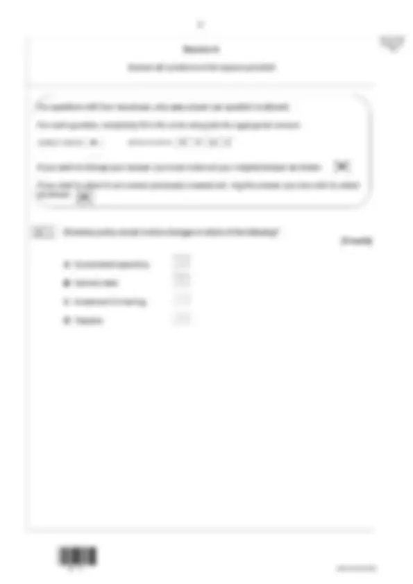 AQA GCSE ECONOMICS Paper 2 How the Economy Works UPDATED ACTUAL Questions and CORRECT Ans ...