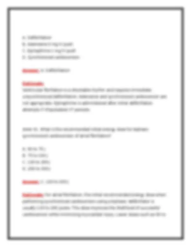 ACLS Practice Exams Version A & B (2026) – 100 Questions + Rationales ...