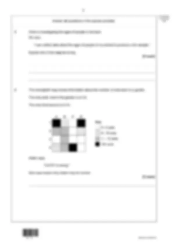 AQA GCSE STATISTICS Higher Tier Paper 1 JUNE 2025 Combined Question ...