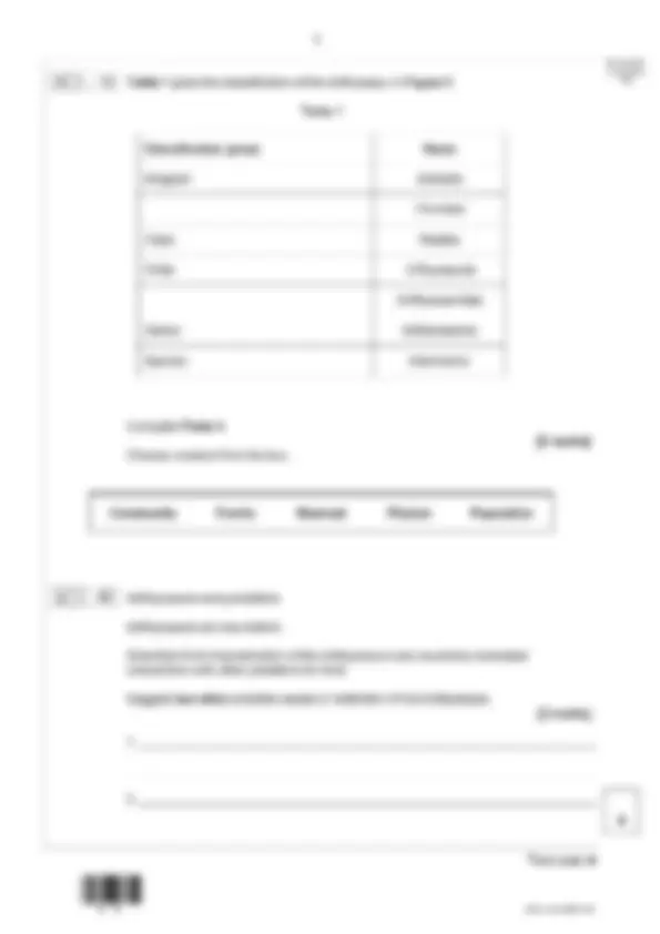 AQA GCSE BIOLOGY Higher Tier Paper 2H 2025/2026 Questions Combined With ...