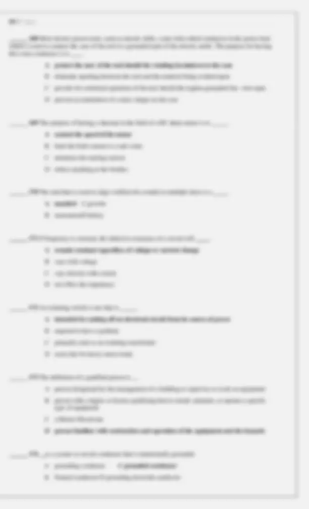 MASTER ELECTRICIAN REVIEW EXAM – REGISTERED MASTER ELECTRICIAN ACTUAL ...