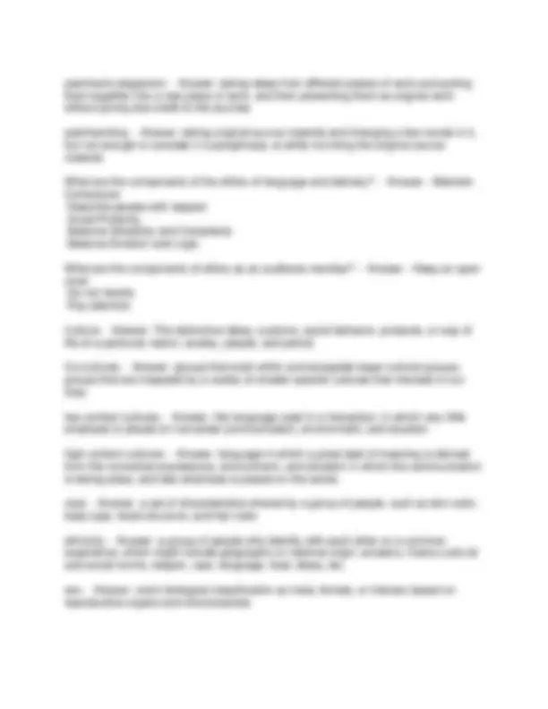 Public Speaking Key Concepts and Definitions | Exams Social Sciences ...