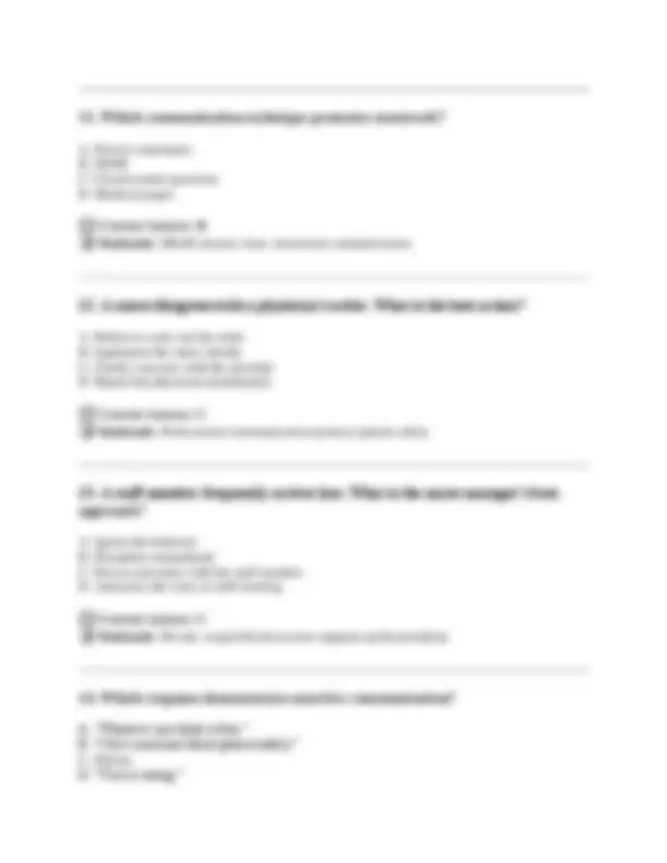 Leadership HESI test questions and answers plus Rationales|| GRADED A+ ...