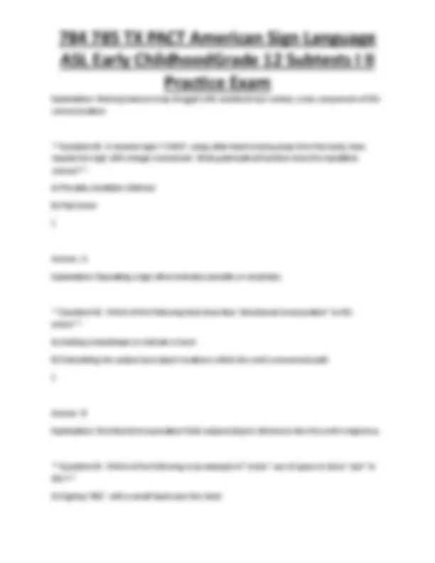 784 785 TX PACT American Sign Language ASL Early ChildhoodGrade 12 ...