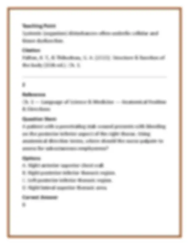 Structure & Function of the Body 16th Edition Test Bank | Patton ...