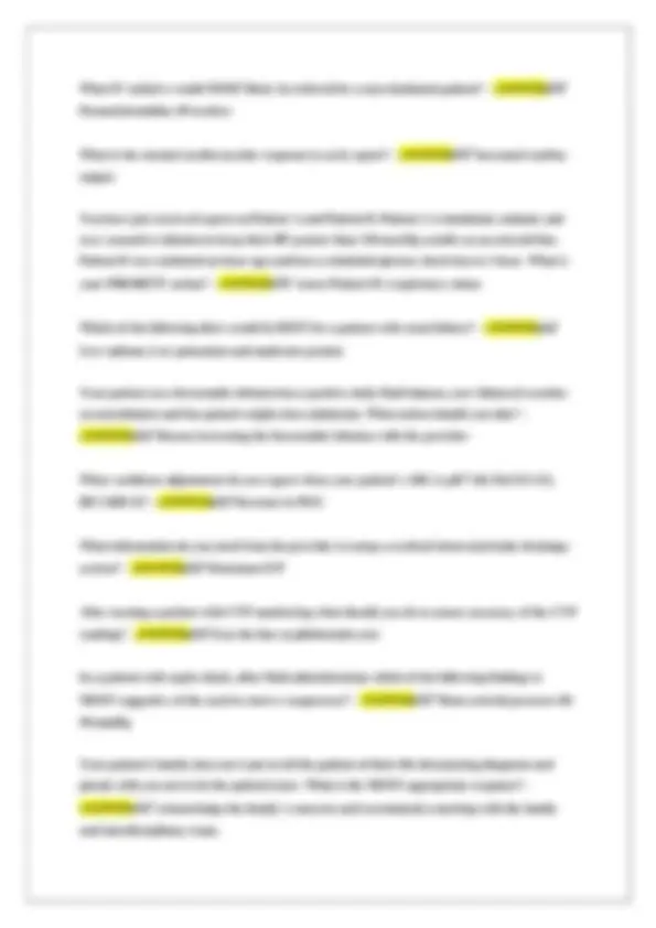 Relias/Prophecy General ICU RN A V3 Actual Exam | 100 Verified ...