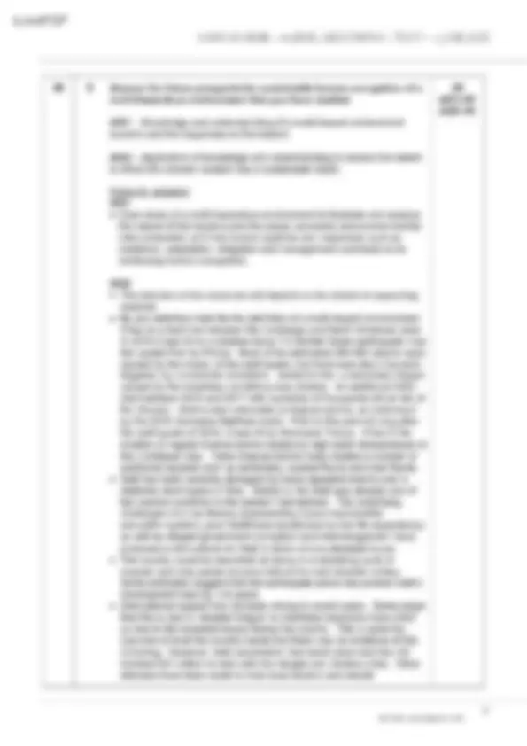 Actual 2025 AQA A-level GEOGRAPHY 7037/1 Paper 1 Question Paper + Mark ...