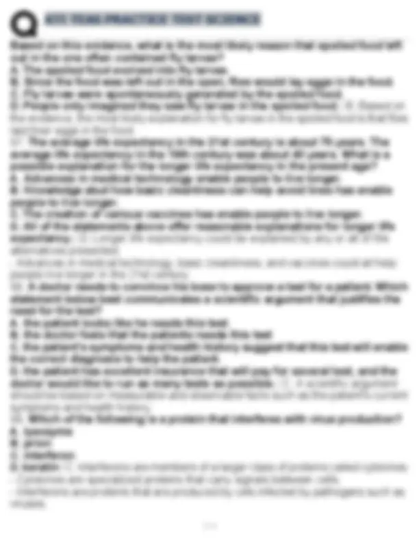 ATI TEAS 7 Science Practice Test PDF – 159 Questions with Answers ...