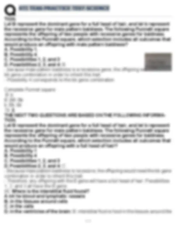 ATI TEAS 7 Science Practice Test PDF – 159 Questions with Answers ...
