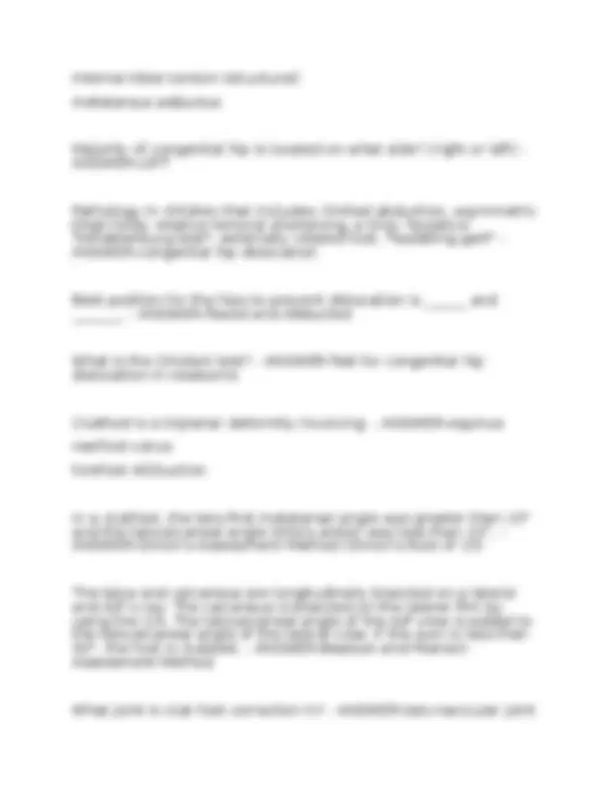 Orthopedics, Biomechanics, and Sports Medicine APMLE Part 2 Exam ...