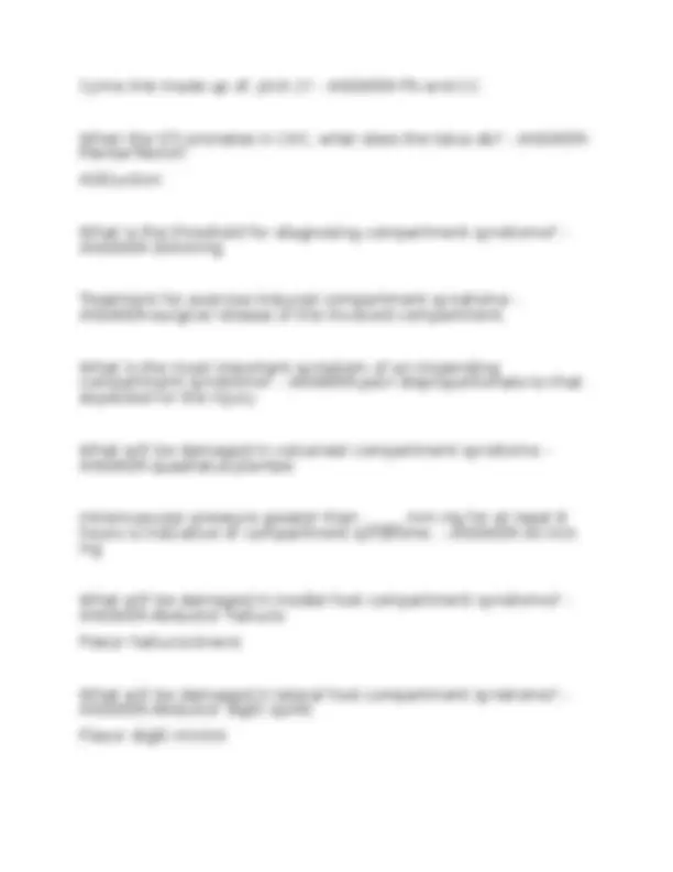 Orthopedics, Biomechanics, and Sports Medicine APMLE Part 2 Exam ...