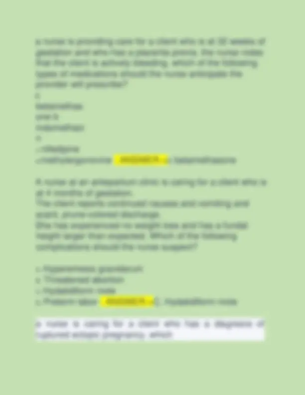 ATI RN MATERNAL NEWBORN EXAM QU ESTIONS WITH COMPLETE SOLUTIONS ...