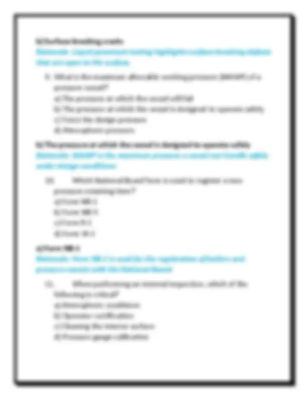 National Board Authorized Inspector (AI) Exam With Actual Questions ...