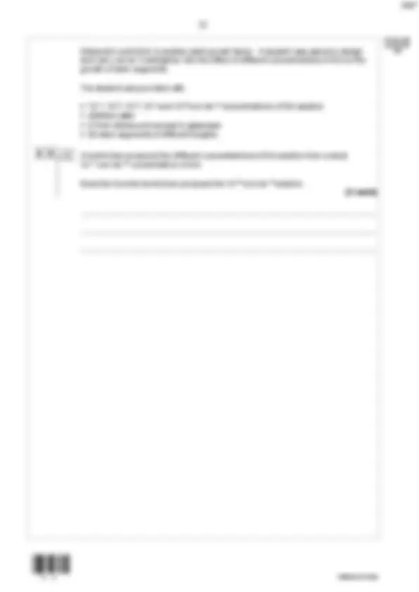A-Level Biology Exam Paper 2025: Practice Questions | Exams Biology ...