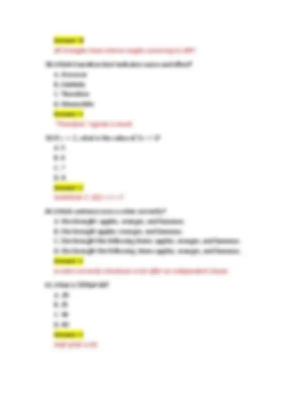 SCHOLASTIC ASSESSMENT TEST (SAT) PRCTICE EXAM LATEST 2026 ...