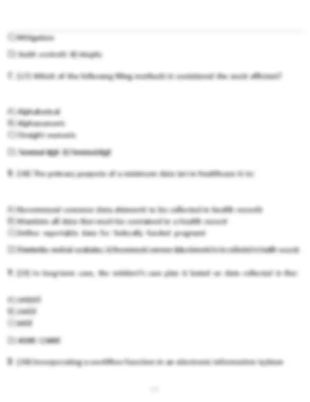 RHIT Exam Data Analysis & Management Practice Questions with Complete ...