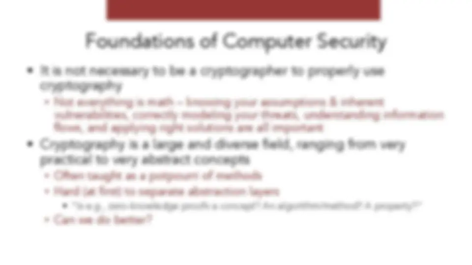 Classic and Modern Encryption Algorithms | Slides Algorithms and Programming | Docsity