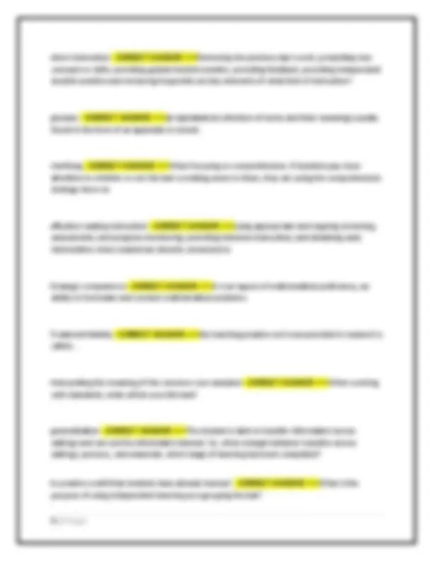 COMPETENCY 1 FTCE ESE, FTCE EXCEPTIONAL STUDENT EDUCATION K-12 FINAL ...
