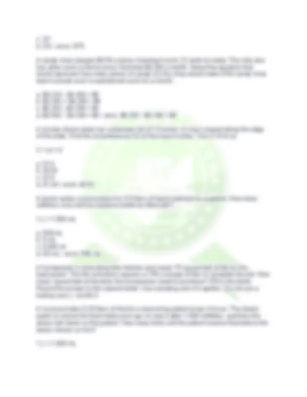 ATI TEAS 7 MATHS QUESTIONS AND SOLUTIONS | Exams Nursing | Docsity