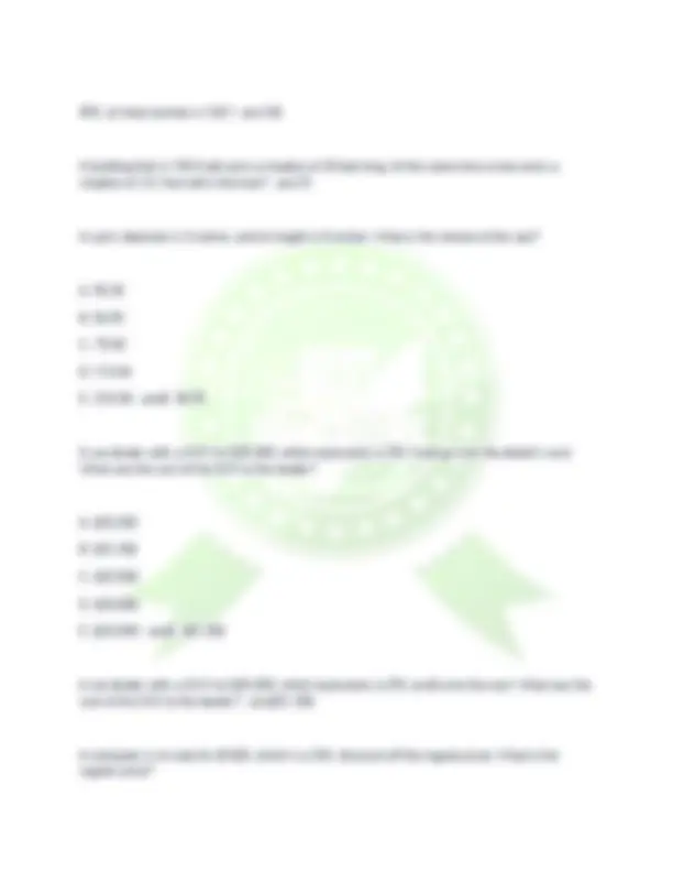 ATI TEAS 7 MATHS QUESTIONS AND SOLUTIONS | Exams Nursing | Docsity