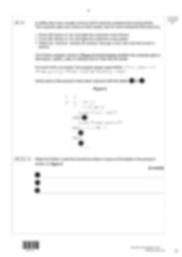 2025 ACTUAL AQA GCSE COMPUTER SCIENCE 8525/1B Paper 1 Computational ...
