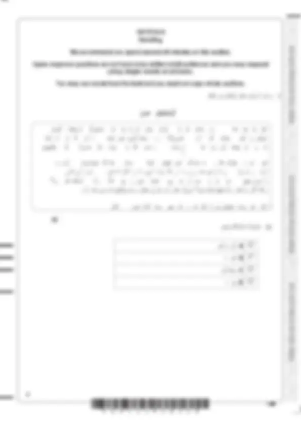 Pearson Edexcel Level 3 GCE Persian Advanced PAPER 1: Translation into ...