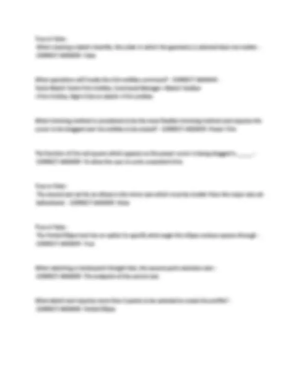 CSWA SolidWorks Certification Exam – Practice Questions & Answers ...