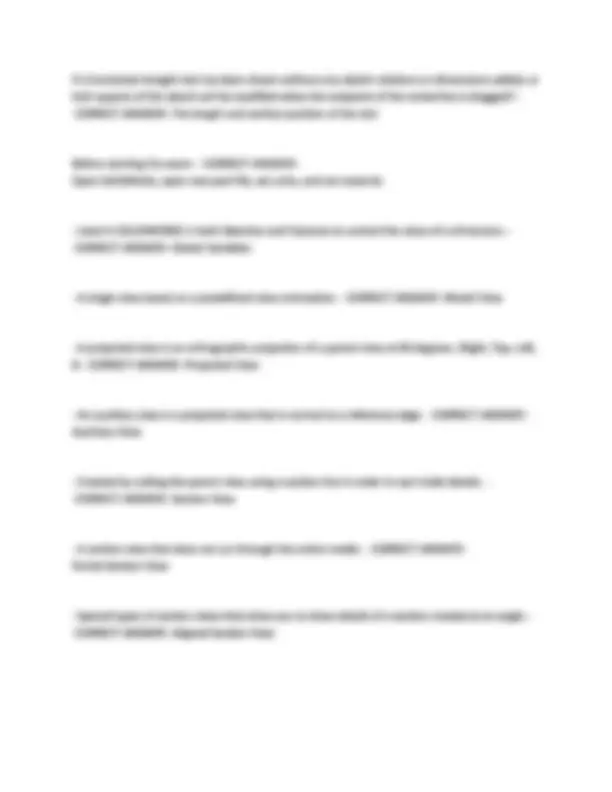CSWA SolidWorks Certification Exam – Practice Questions & Answers ...