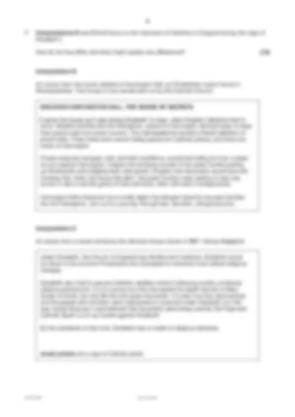 OCR GCSE History B (Schools History Project) J411/18; QP & MS SUMMER ...