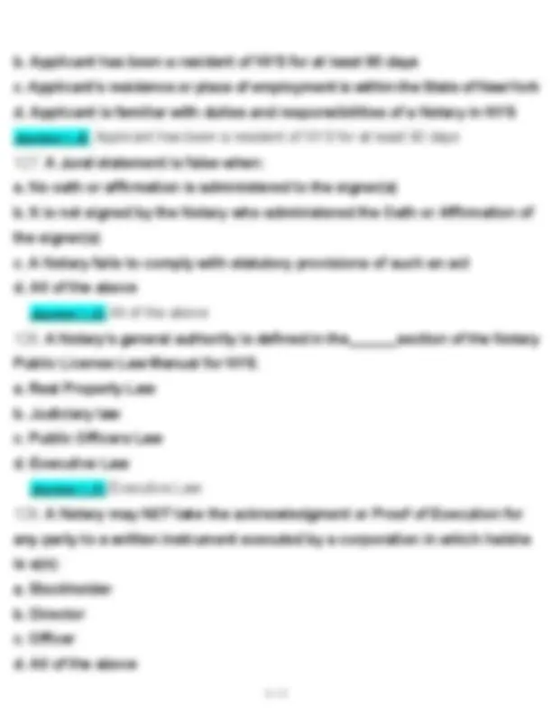 New York Notary Public Practice Test - 150 Questions & Answers PDF ...