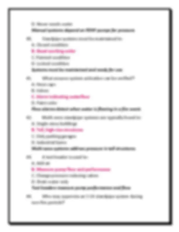 FDNY S-14 Supervision of Multi-Zone Standpipe System Exam With Actual ...