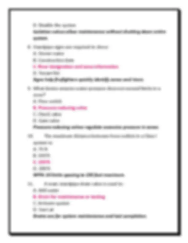 FDNY S-14 Supervision of Multi-Zone Standpipe System Exam With Actual ...