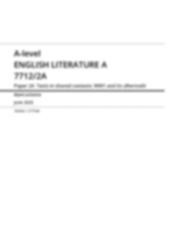 AQA MERGED QUESTION PAPER AND MARK SCHEME 2025 A-level ENGLISH ...