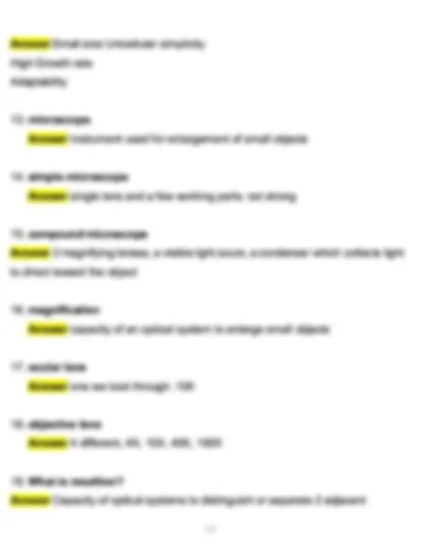 UTA Microbiology Midterm Exam (Latest 2026 / 2027 Update) Questions and ...