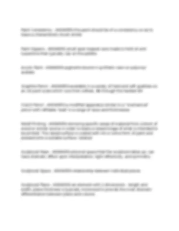 CSET Art Test Questions with Complete Solutions | Exams Advanced ...