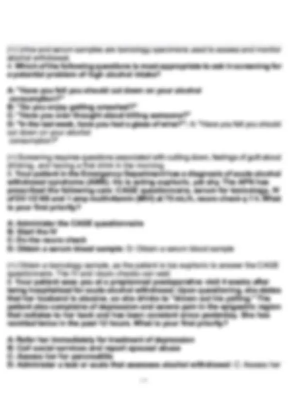 HESI Psychiatric Mental Health Specialty Exam Review Questions ...
