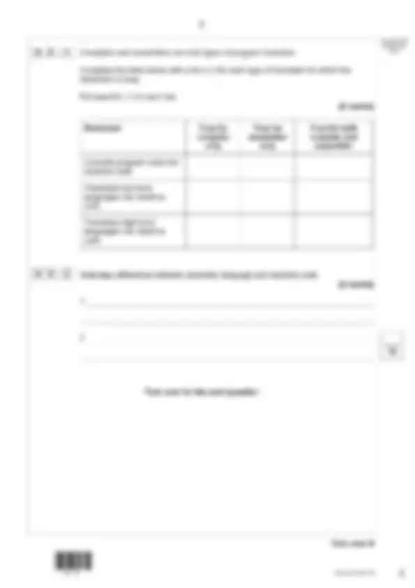 Actual 2025 AQA GCSE COMPUTER SCIENCE 8525/2 Paper 2 Merged Question ...
