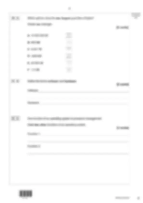 Actual 2025 AQA GCSE COMPUTER SCIENCE 8525/2 Paper 2 Merged Question ...