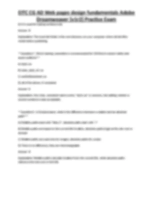 EITC CG AD Web pages design fundamentals Adobe Dreamweaver [v1r2 ...