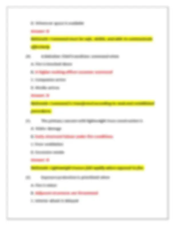 NYC Battalion Chief (FDNY) Promotional Examination Practice Questions ...