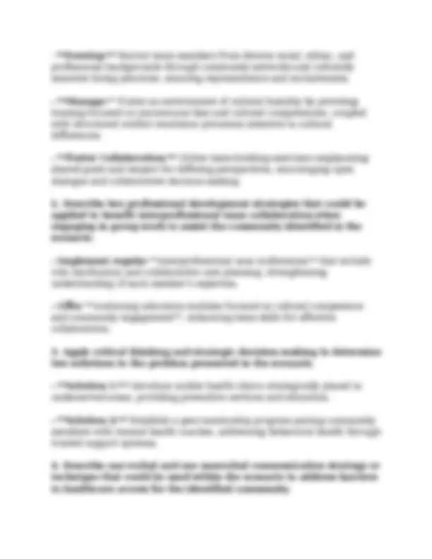 WGU D776 Task 1 Passed (2026) – Healthcare Leadership & Community ...
