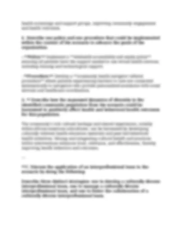 WGU D776 Task 1 Passed (2026) – Healthcare Leadership & Community ...