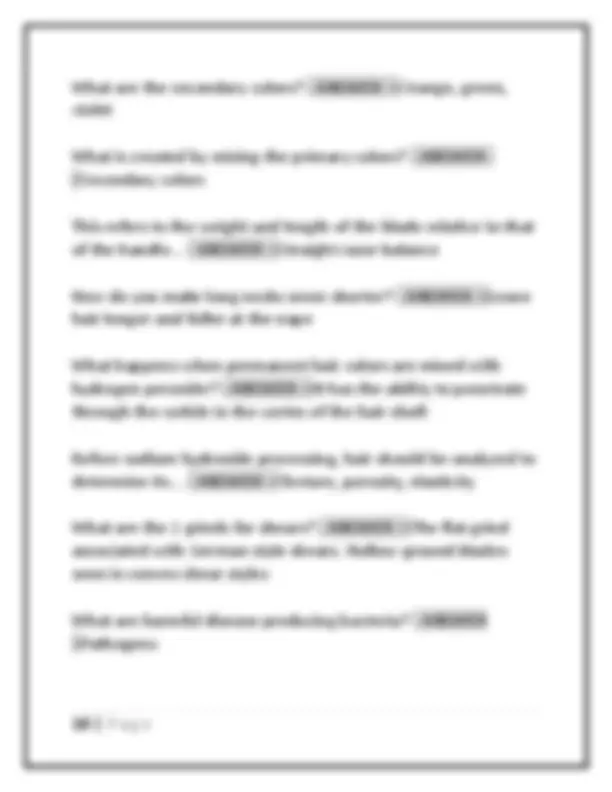 BARBER STATE BOARD FINAL ACTUAL EXAM (NEW UPDATED VERSION) LATEST 2025 ...